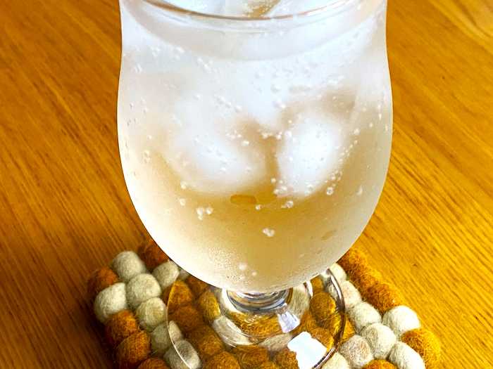 【りんご酢炭酸割り】美味しく飲んでゆるダイエットに挑戦！